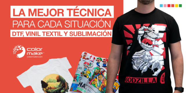 DTF, VINIL TEXTIL Y SUBLIMACIÓN. ¿CUÁL ES LA MEJOR TÉCNICA PARA CADA ...