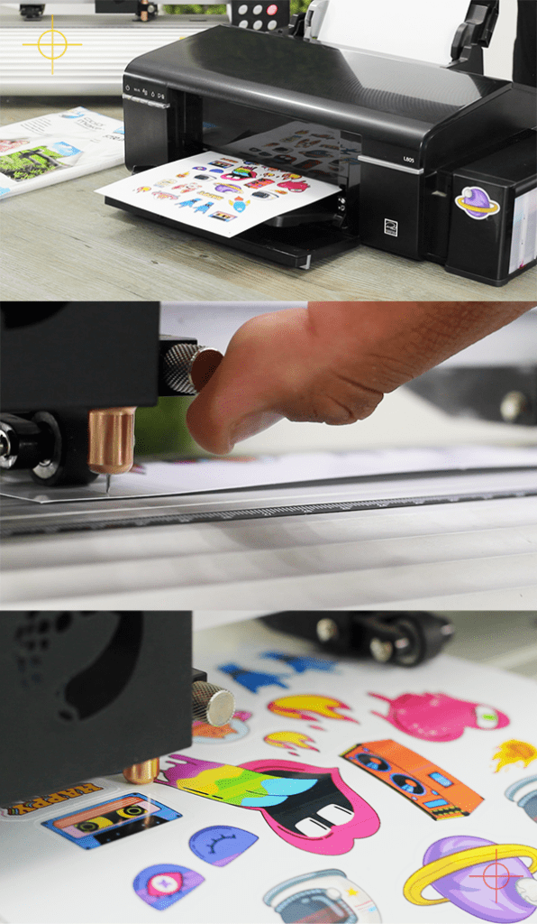 Print & Cut en Plotter Color Make: Así se hacen los stickers - Color Make™