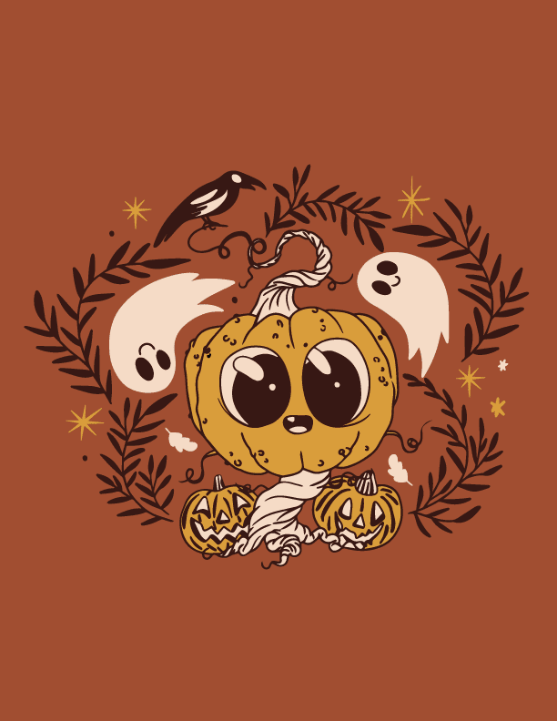 🎃🍂 Descarga tus plantillas de octubre para sublimación y crea sin ...