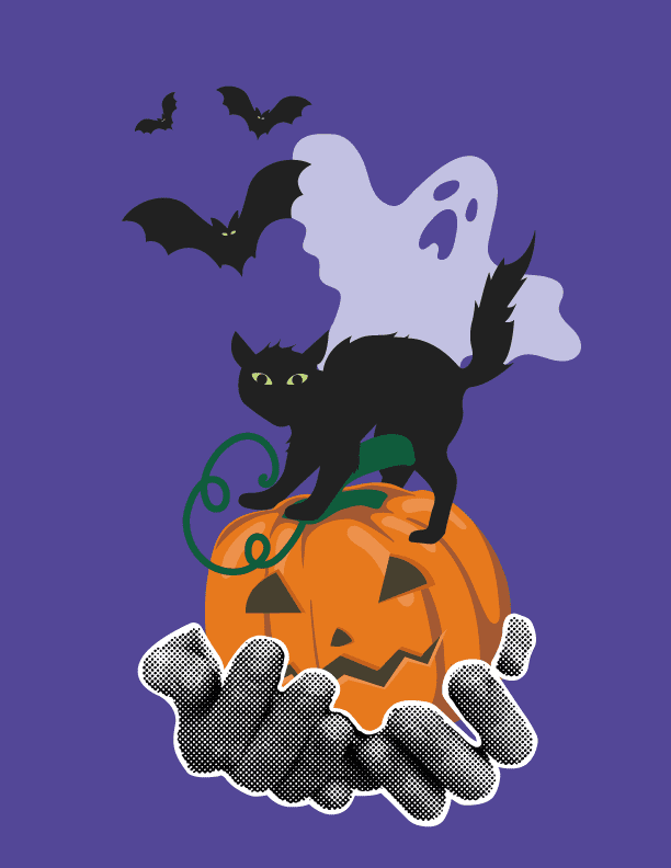 🎃🍂 Descarga tus plantillas de octubre para sublimación y crea sin ...